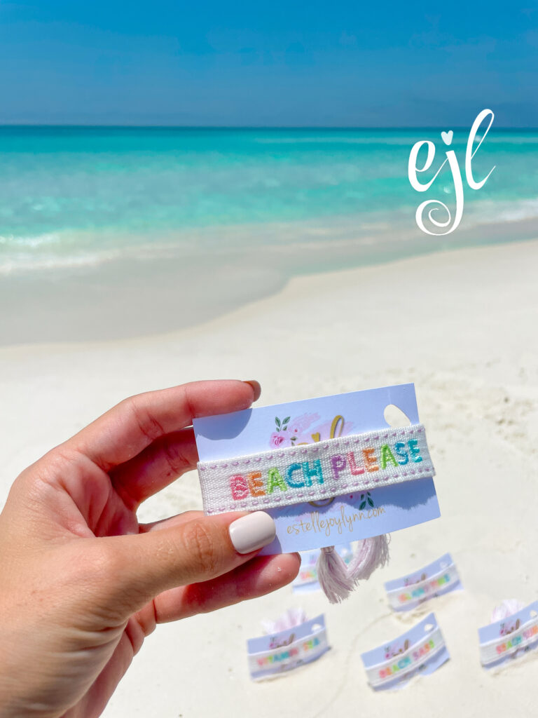 Pastel Custom Embroidered Tassel Friendship Bracelet