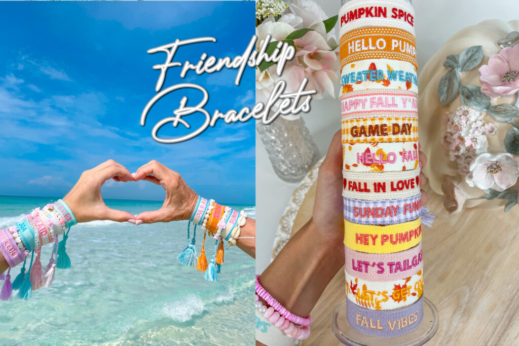 Custom Friendship Bracelets & Whimsical Boho Earrings