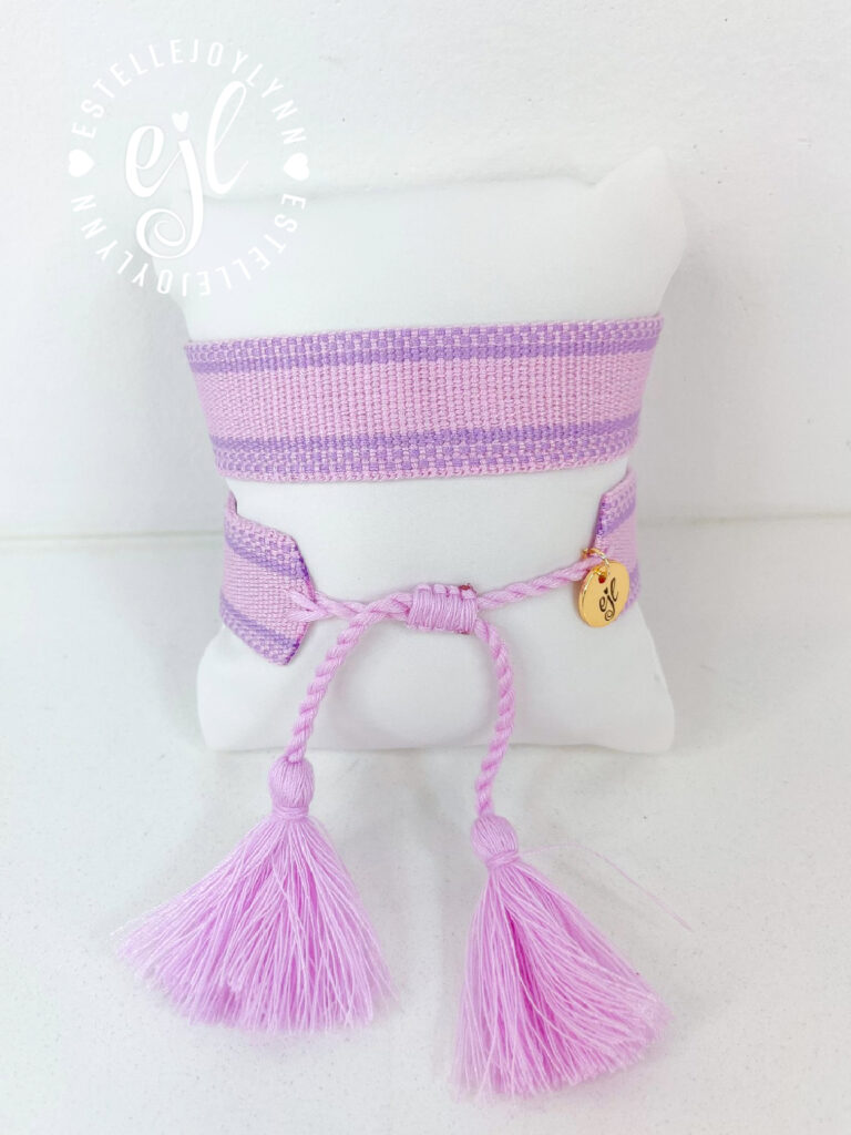 Create Your Own Custom Embroidered Tassel Friendship Bracelet