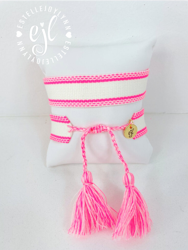 Create Your Own Custom Embroidered Tassel Friendship Bracelet