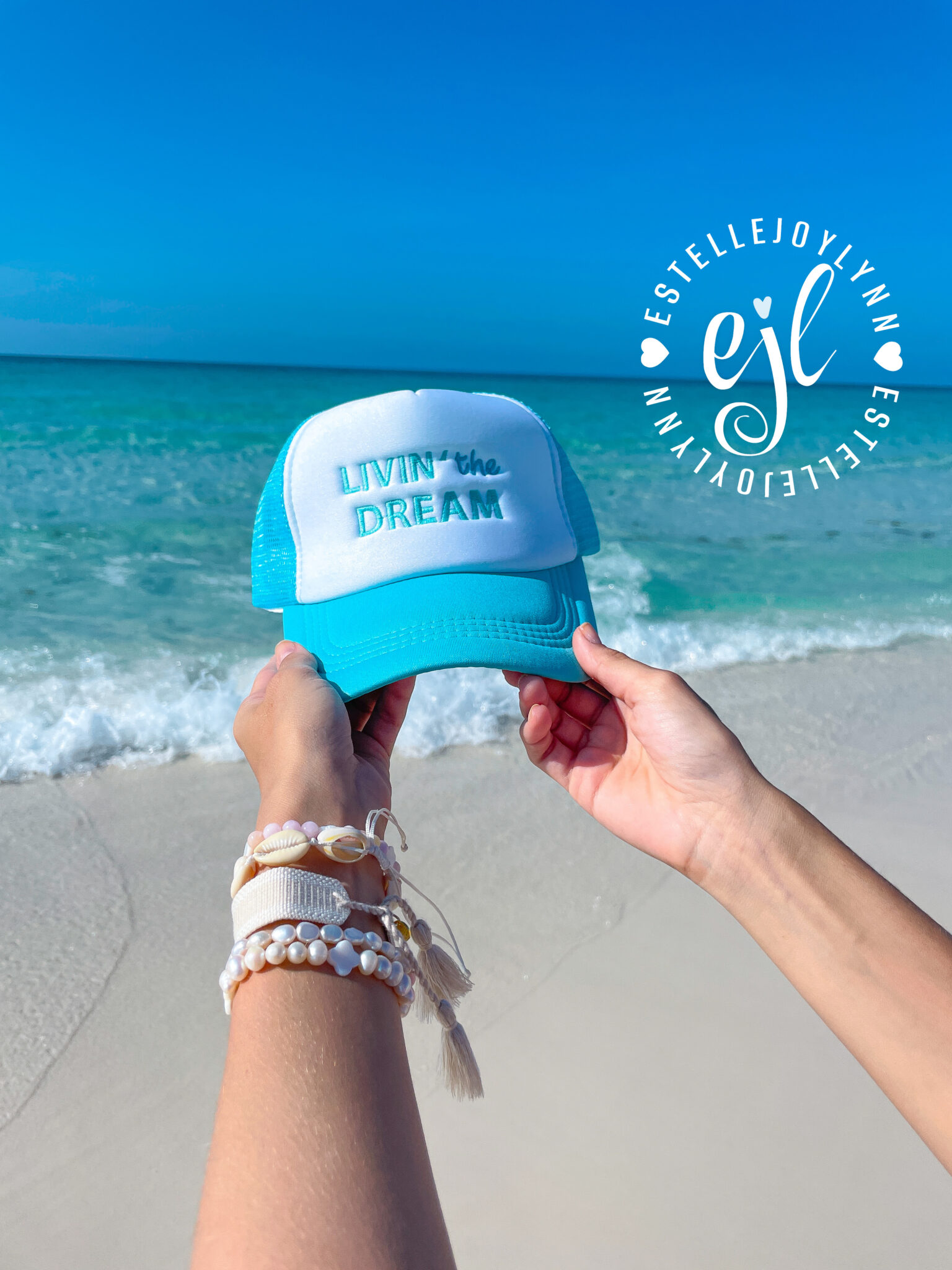 Livin' the Dream Embroidered Trucker Hat